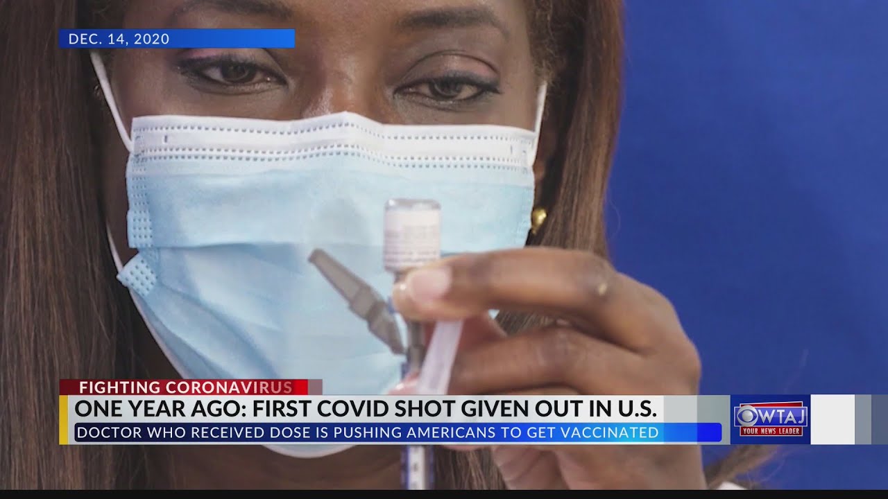 One year ago: first Covid shot given out to U.S. - YouTube