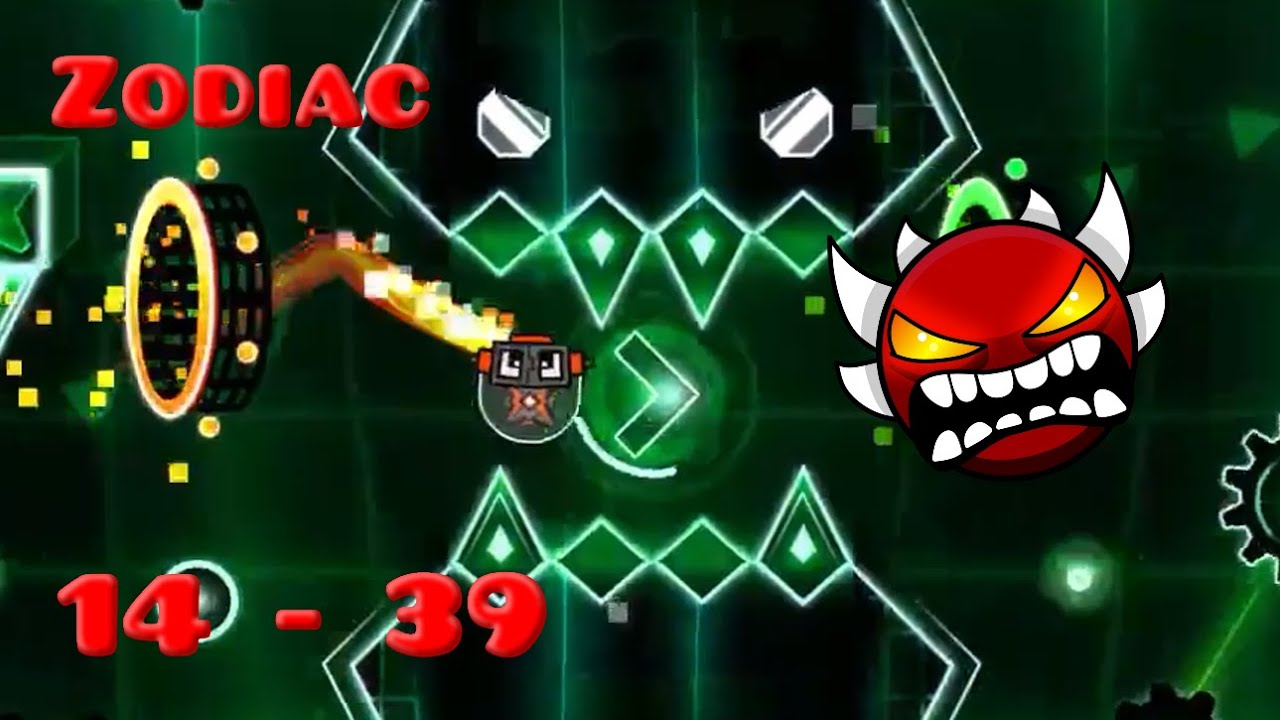 Zodiac (14 - 39) | Geometry Dash - YouTube