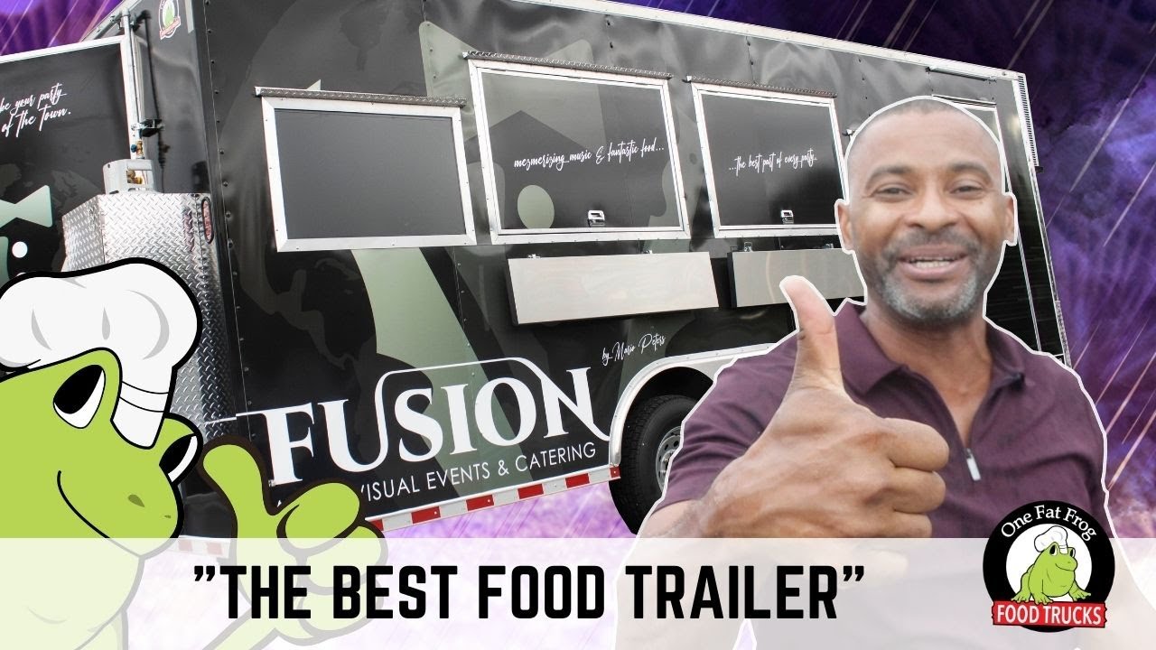 New huge food trailer catering in Orlando Florida - One Fat Frog Food ...