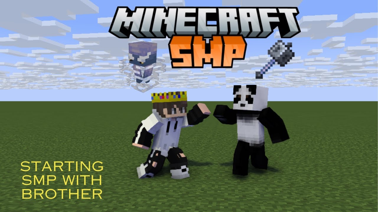 Starting smp with my brother is toally fun [Minecraft smp day 1] - YouTube