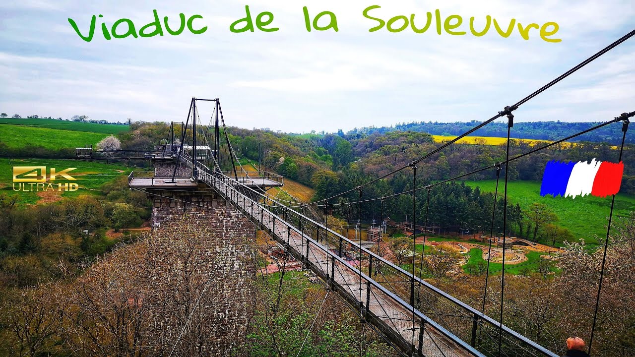 4K Viaduc de la Souleuvre / Skypark Normandie - YouTube