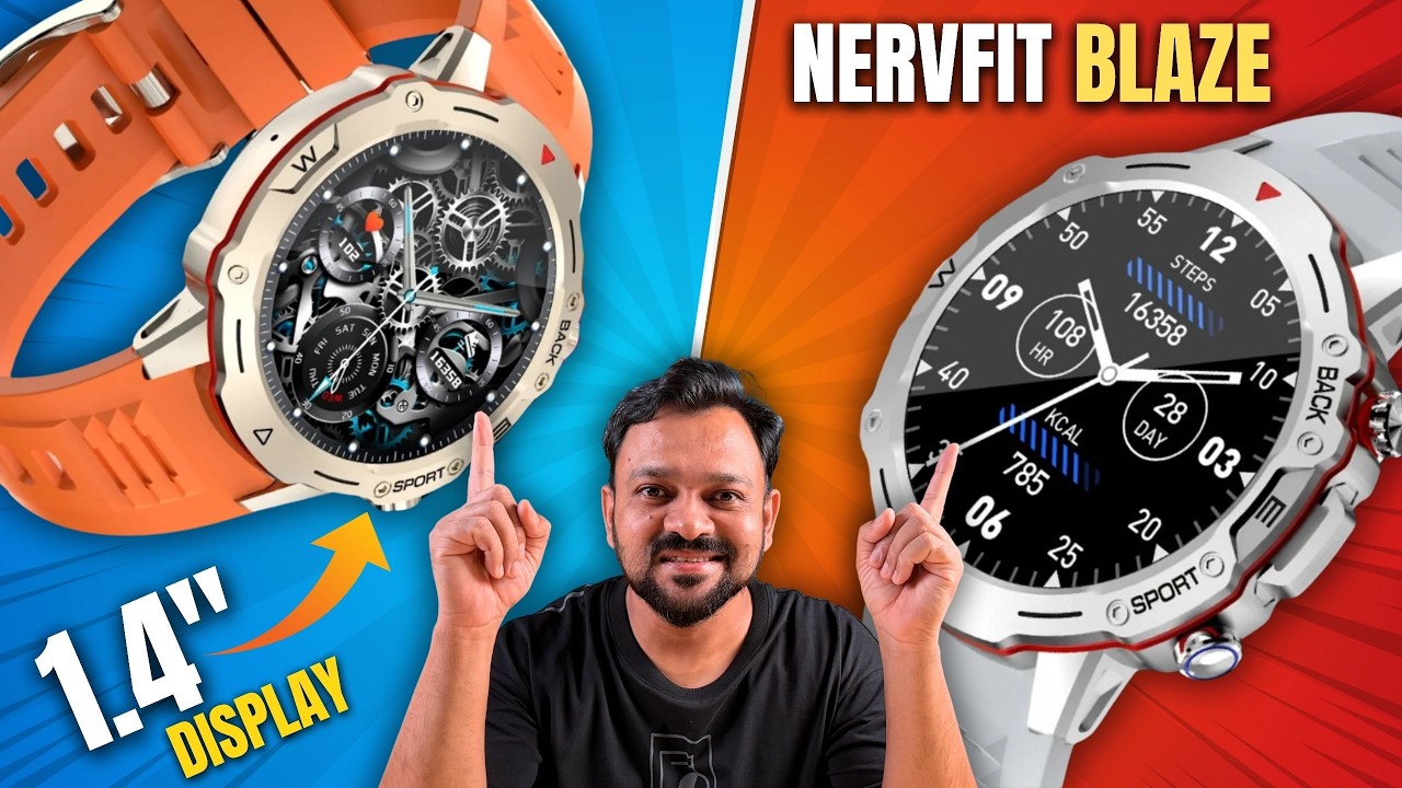 Best Smartwatch Under 2500 ? Nervfit Blaze Smartwatch with LED Display ...