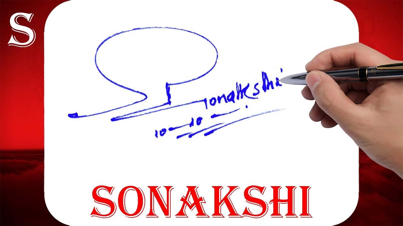 Sonakshi Name Signature Style - S Signature Style - Signature Style of ...
