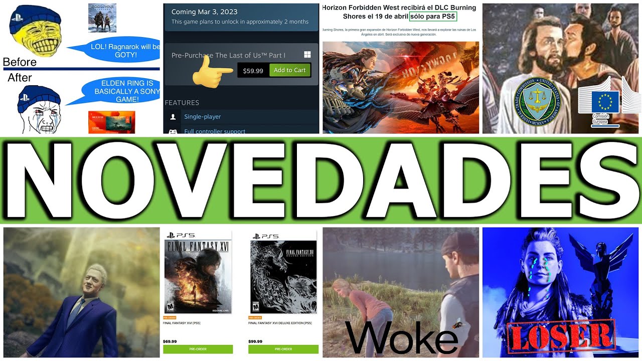 FTC EMPIEZA A PERDER EL JUICIO SIN COMENZAR |DLC DE FORBIDDEN WEST SOLO PARA PS5 + TLOUS A $50 ...