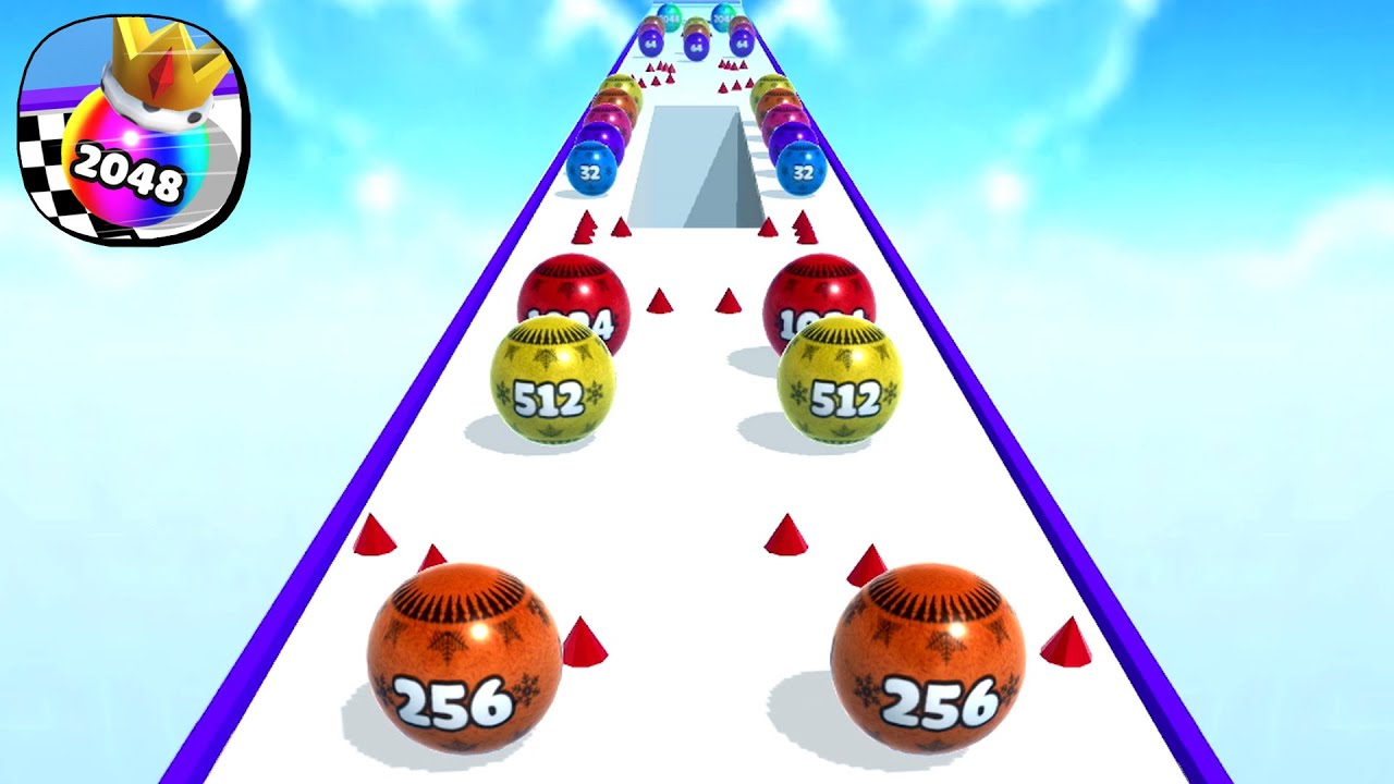 Ball Merge 2048 - All Levels Ball Gameplay Android, iOS ( Level 3548 ...