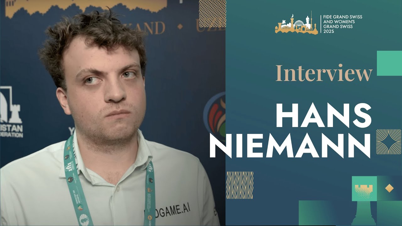 Interview with Hans Niemann | Round 3 | FIDE Grand Swiss 2025 - YouTube