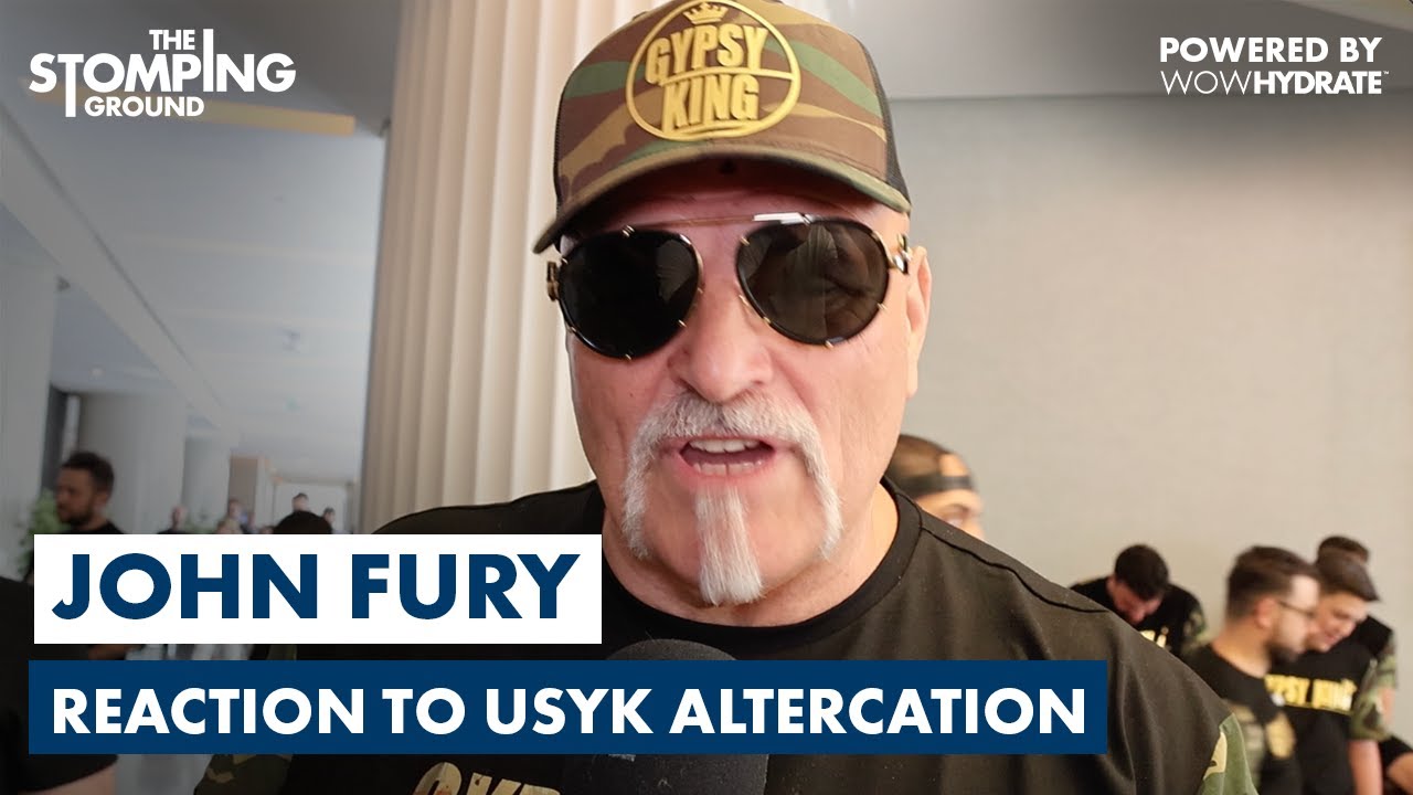 Papa John Fury Goes Primal, Headbutts The Smallest Usyk Team Member ...