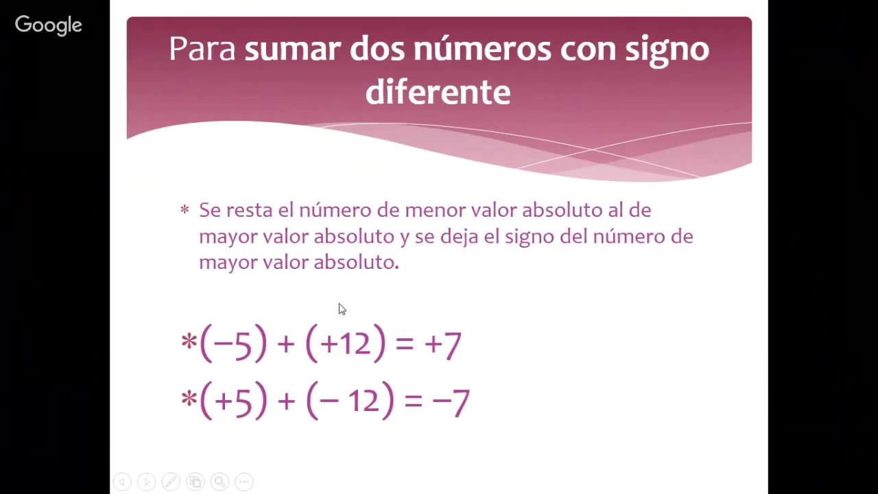 Operaciones avanzadas 004 Números con signo, sumas y restas - YouTube