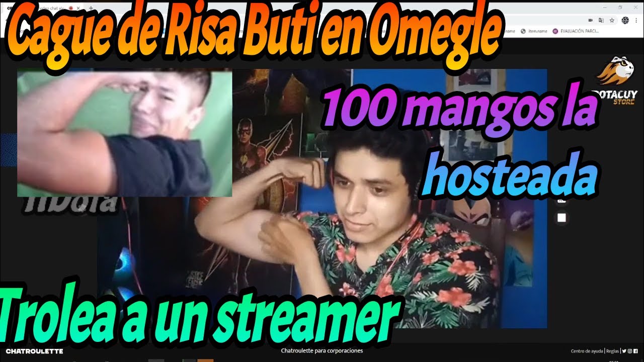 Buti en Omegle | Se encuentra con Streamer y le hace cagar de risa ...