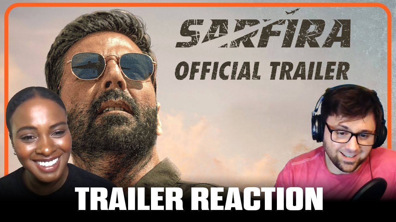 Sarfira | Official Trailer Reaction and Review - YouTube