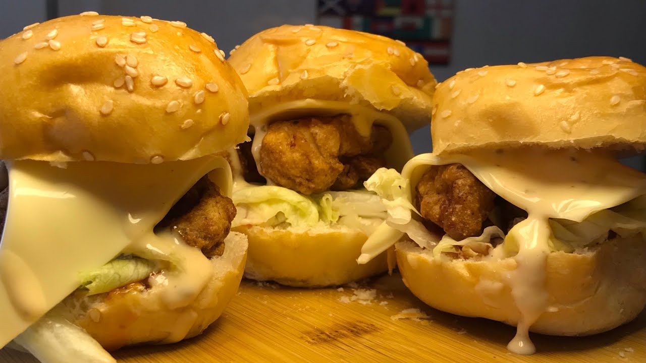 Mini Chicken Burgers Recipe By FoodBird - YouTube