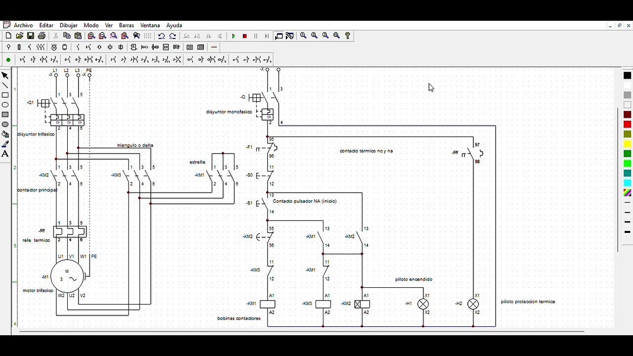 CADe SIMU estrella triangulo - YouTube