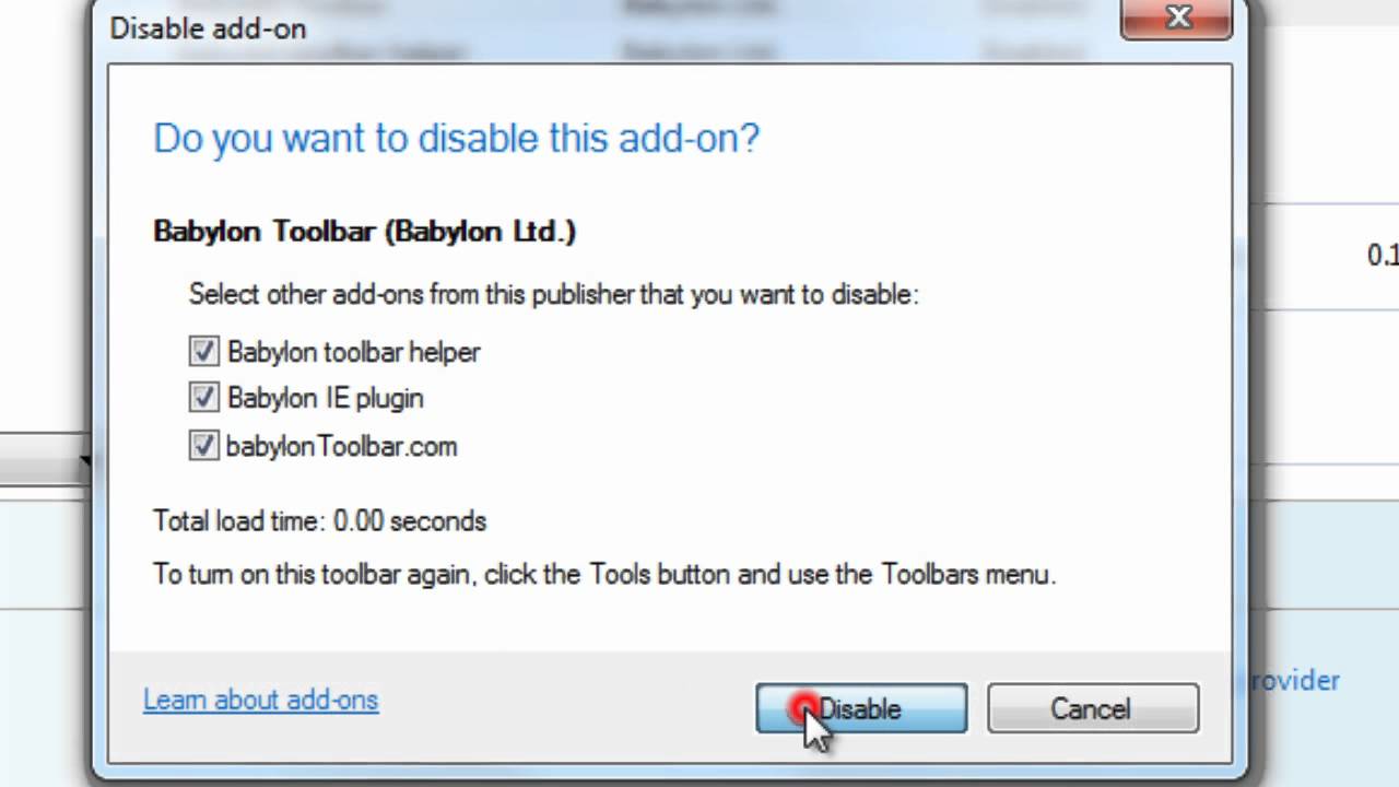 How to remove Babylon toolbar and change Babylon from your default ...