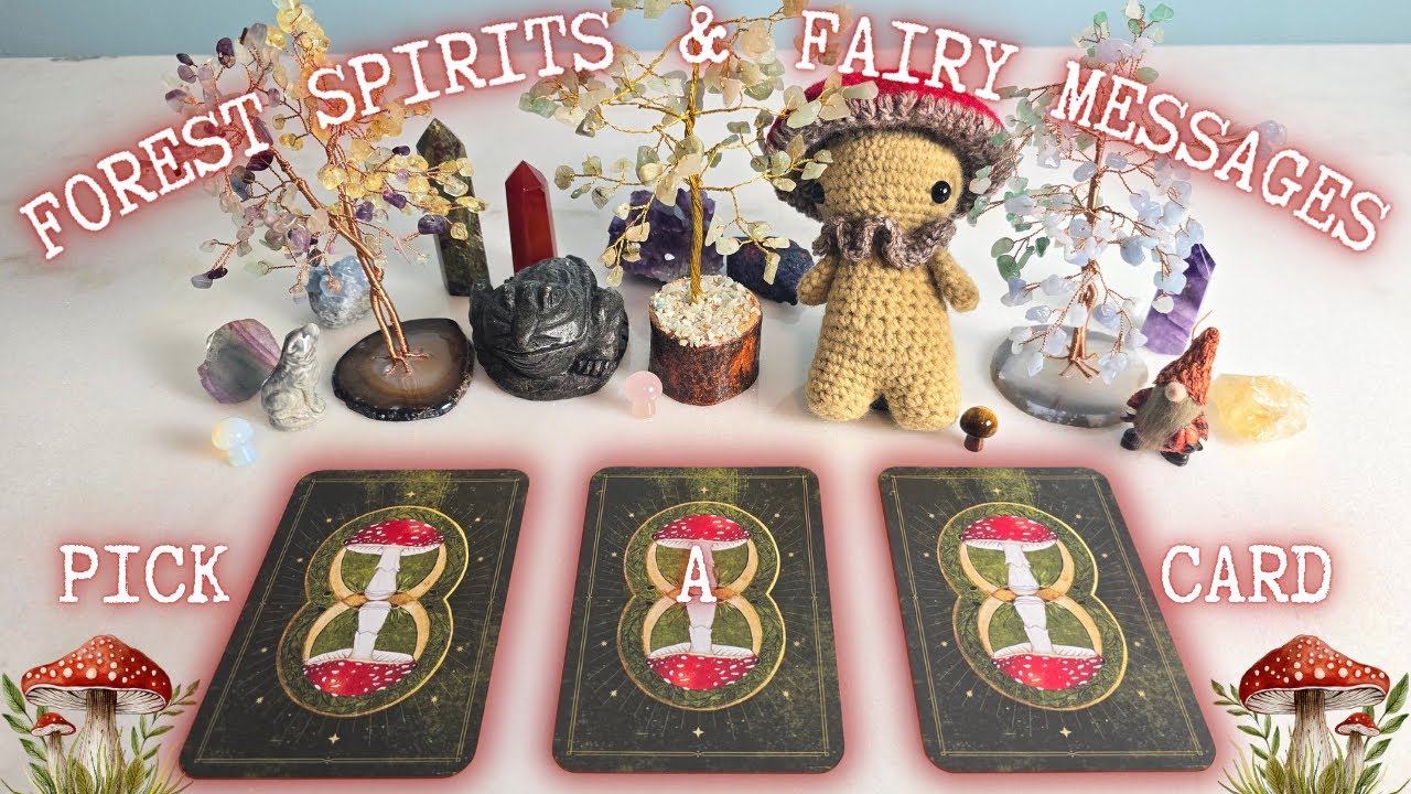 🧚Forest Spirit Guides & Fairy Messages🍄| Pick A Card Tarot Reading ...