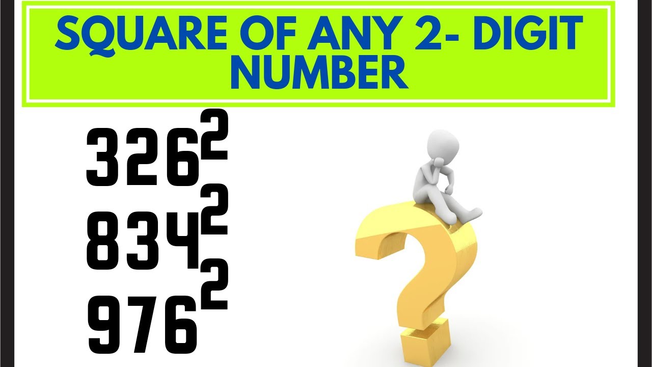 How to square a 3-digit number in seconds // shortcut tricks// speed ...