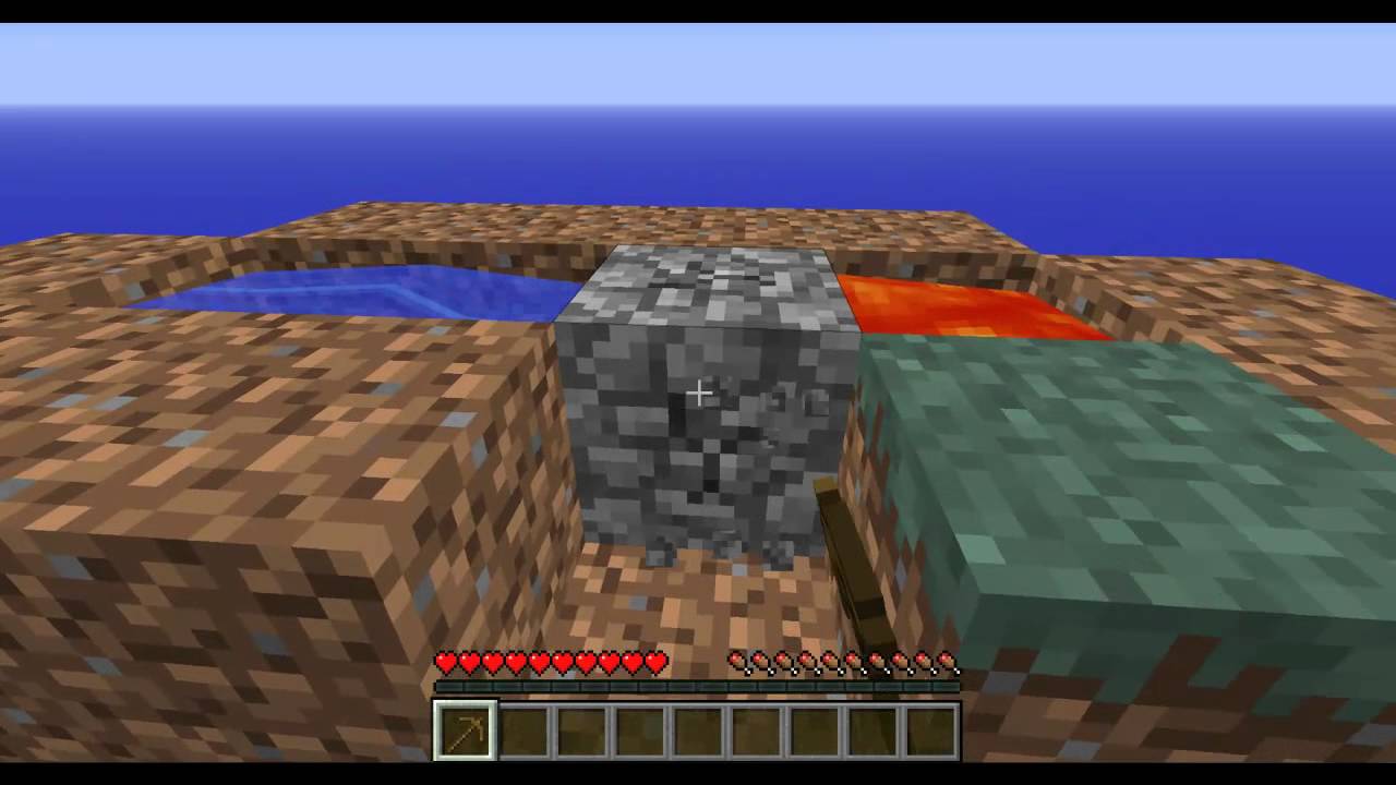 MINECRAFT Skyblock part 1 STONE GENERATOR - YouTube