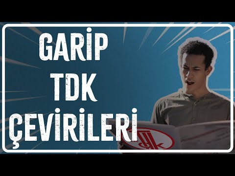 TDK ve GARİP ÇEVİRİ ÖNERİLERİ | Komik İngilizce-Türkçe Çeviriler