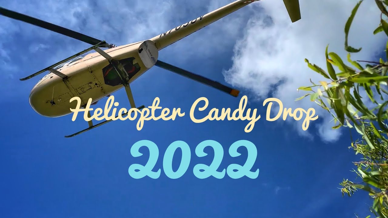 Helicopter Candy Drop 2022 - YouTube