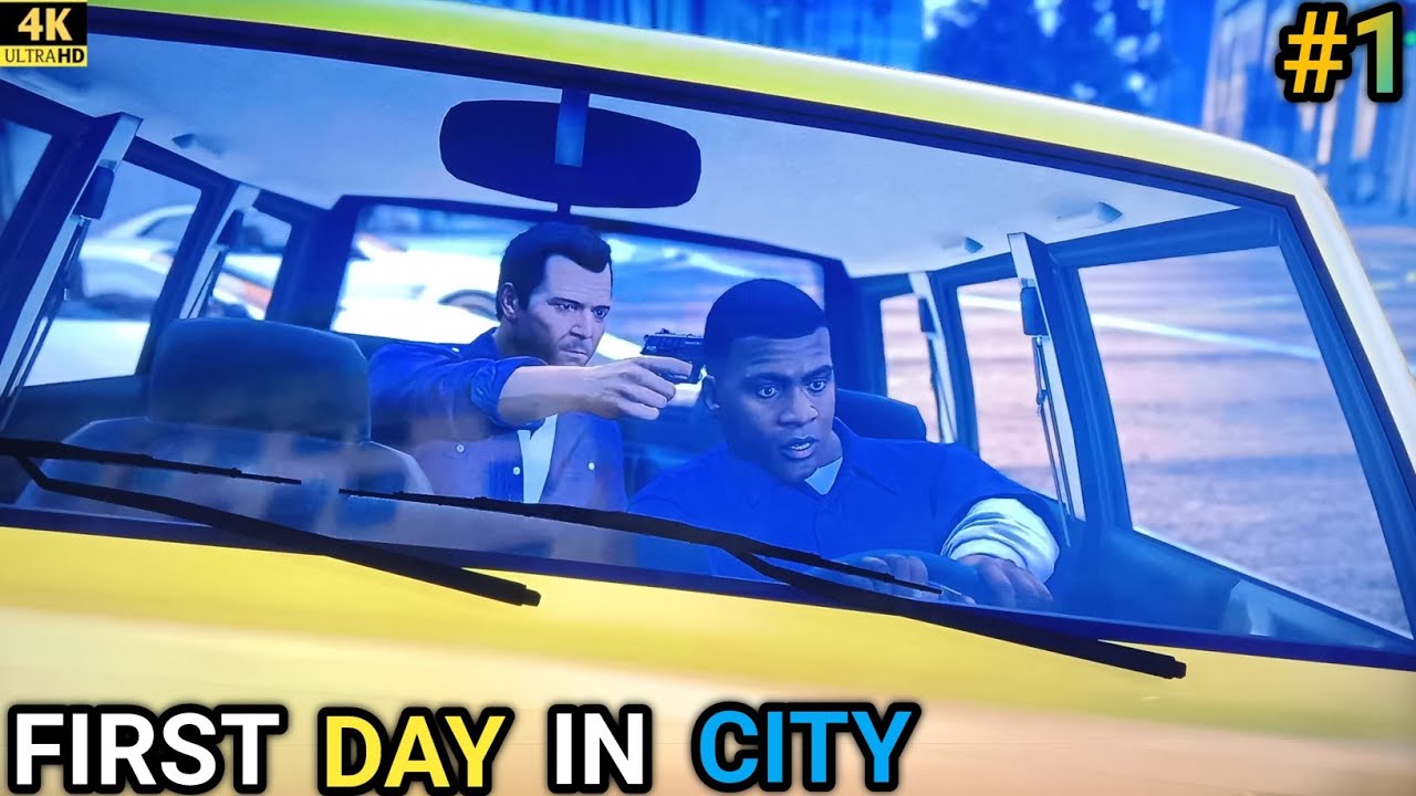 PLAYING FIRST TIME GTA V GAMEPLAY #1 - YouTube