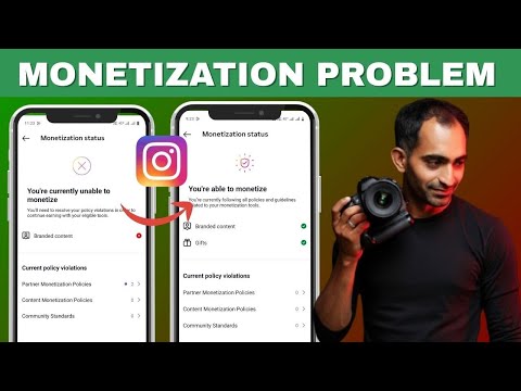 You're currently unable to monetize instagram problem solve | Instagram monetization status problem
