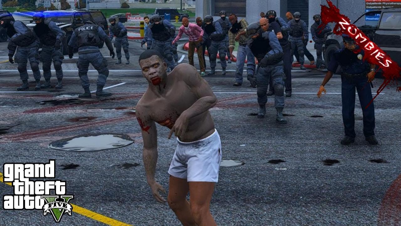 GTA 5 - Franklin Becomes A ZOMBIE || Part 6 || GTA 5 MODS - YouTube