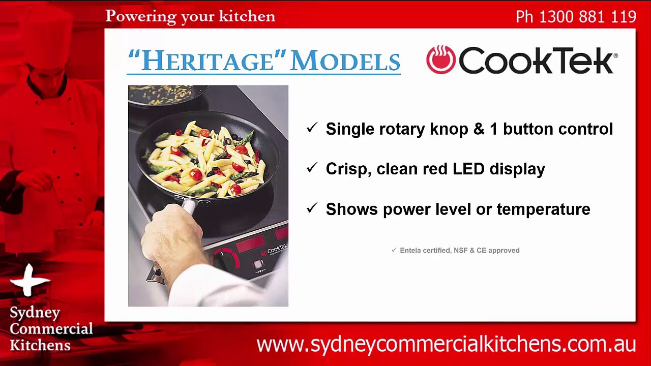 COOKTEC - Induction Cooking - Heritage Models - YouTube