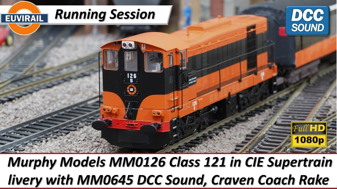 Murphy Models MM0126 Class 121 in CIE Supertrain livery with MM0645 DCC ...