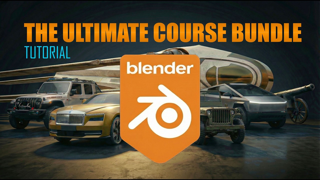 Master Blender 3D: The Ultimate Professional Course Bundle - YouTube