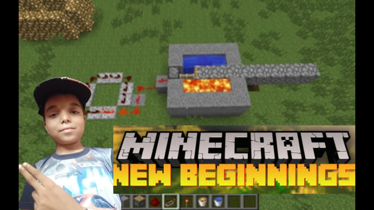 Minecraft automatic stone generator - YouTube