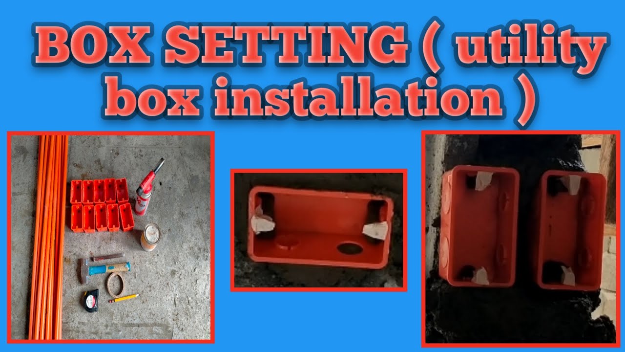 BOX SETTING (utility box installation) - YouTube