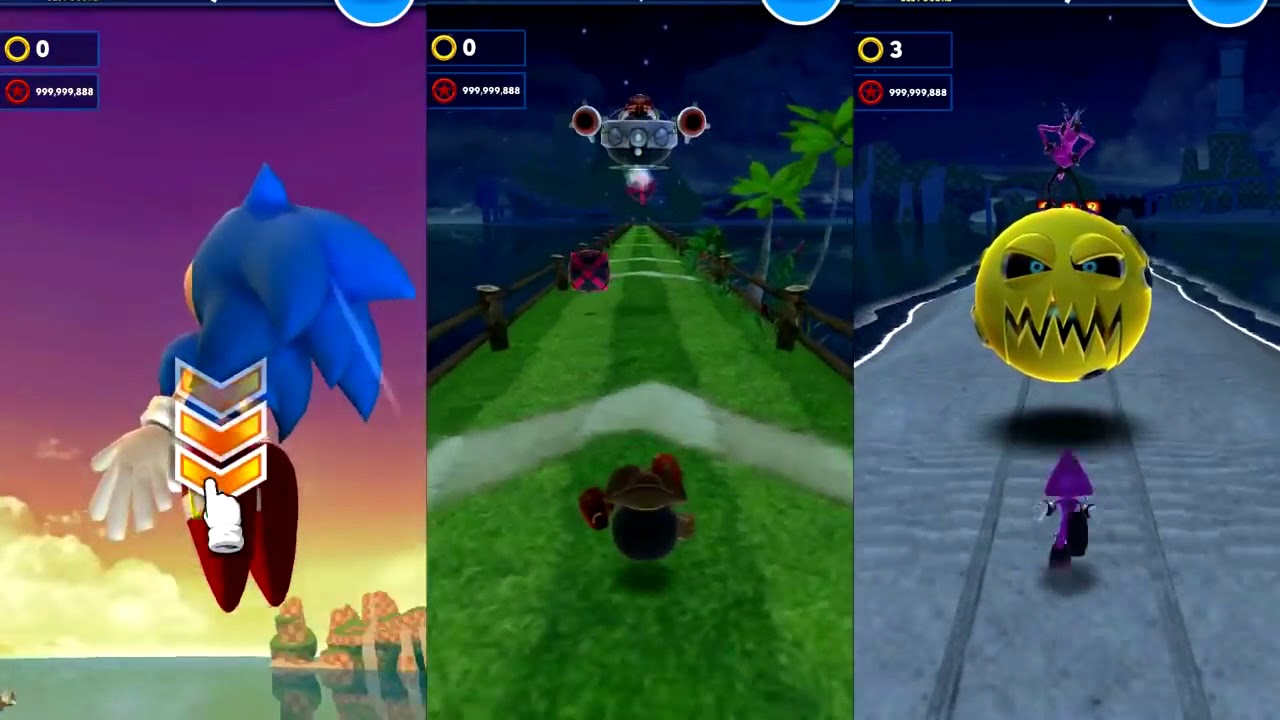 Sonic Dash - Espio VS Amy VS Classic Sonic - Android gameplay for Kids ...