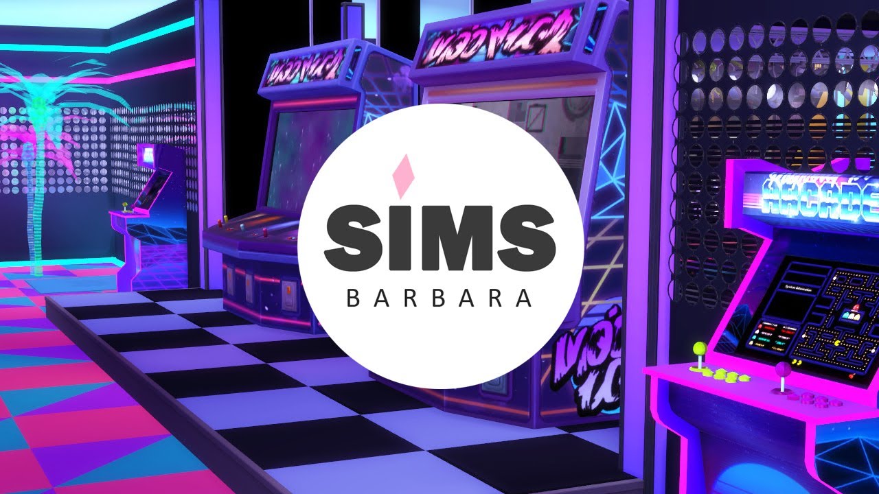 SIMS 4 INDOOR ROLLER RINK & BOWLING ALLEY + ARCADE | DL + CC | STOP ...