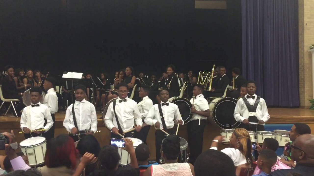 Northwest Jackson World IB Middle School Drum Line - YouTube