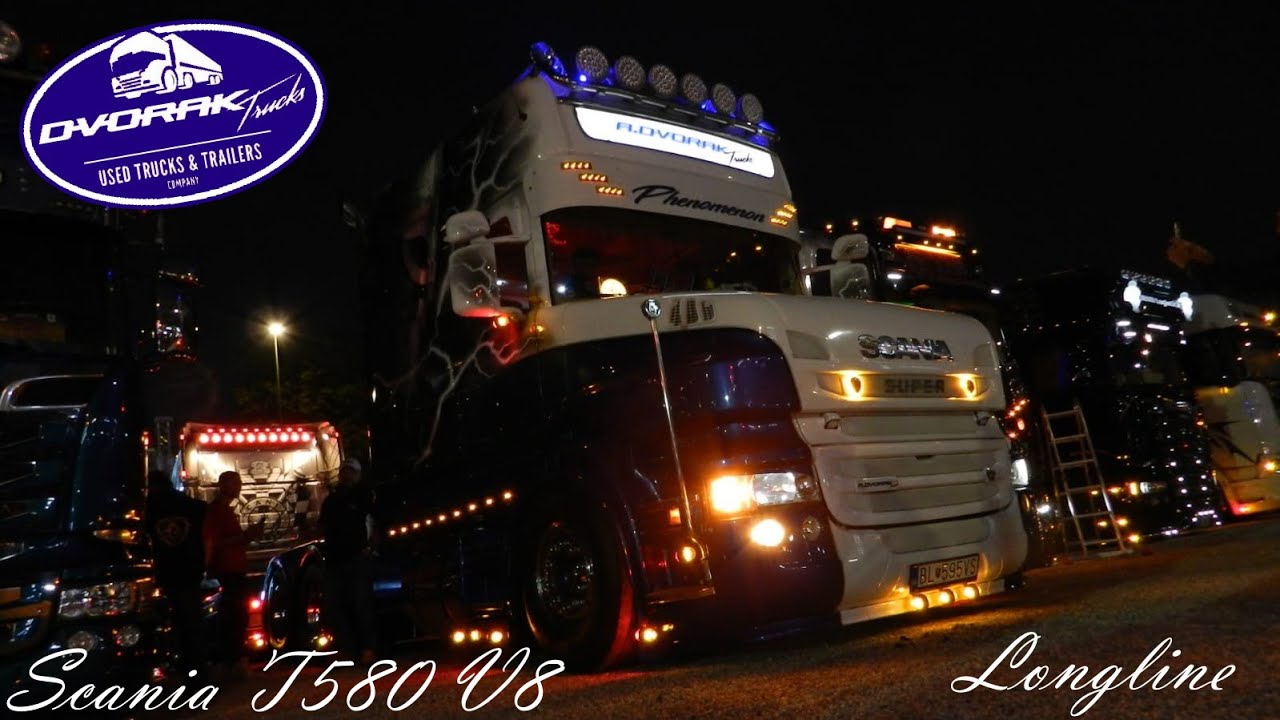 Scania T580 V8 Longline - A. DVORAK Trucks - YouTube