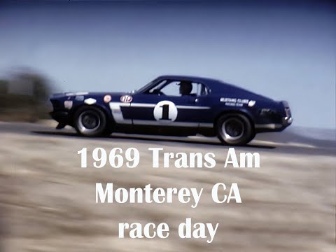 1969, MONTEREY CA, LAGUNA SECA, TRANS-AM, race day - YouTube