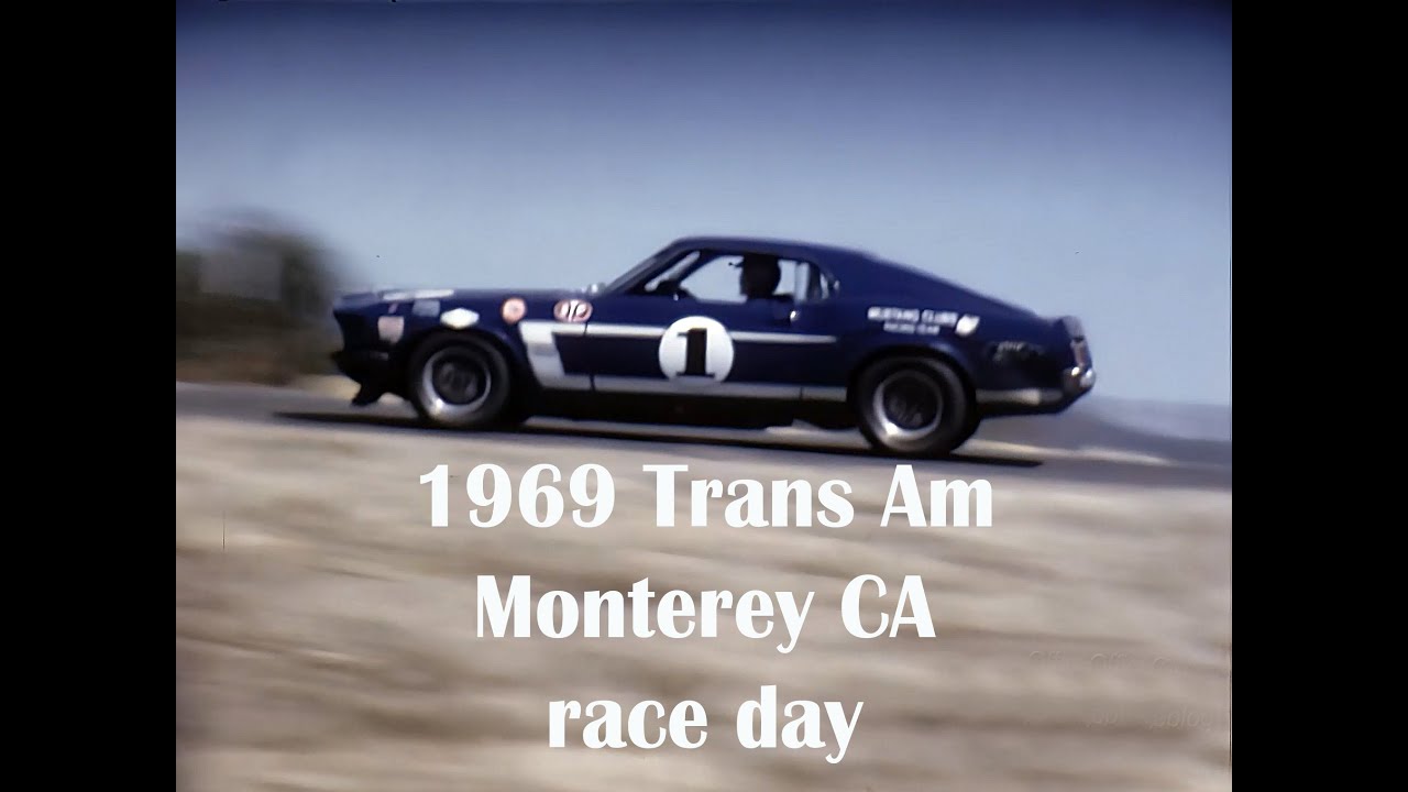 1969, MONTEREY CA, LAGUNA SECA, TRANS-AM, race day - YouTube