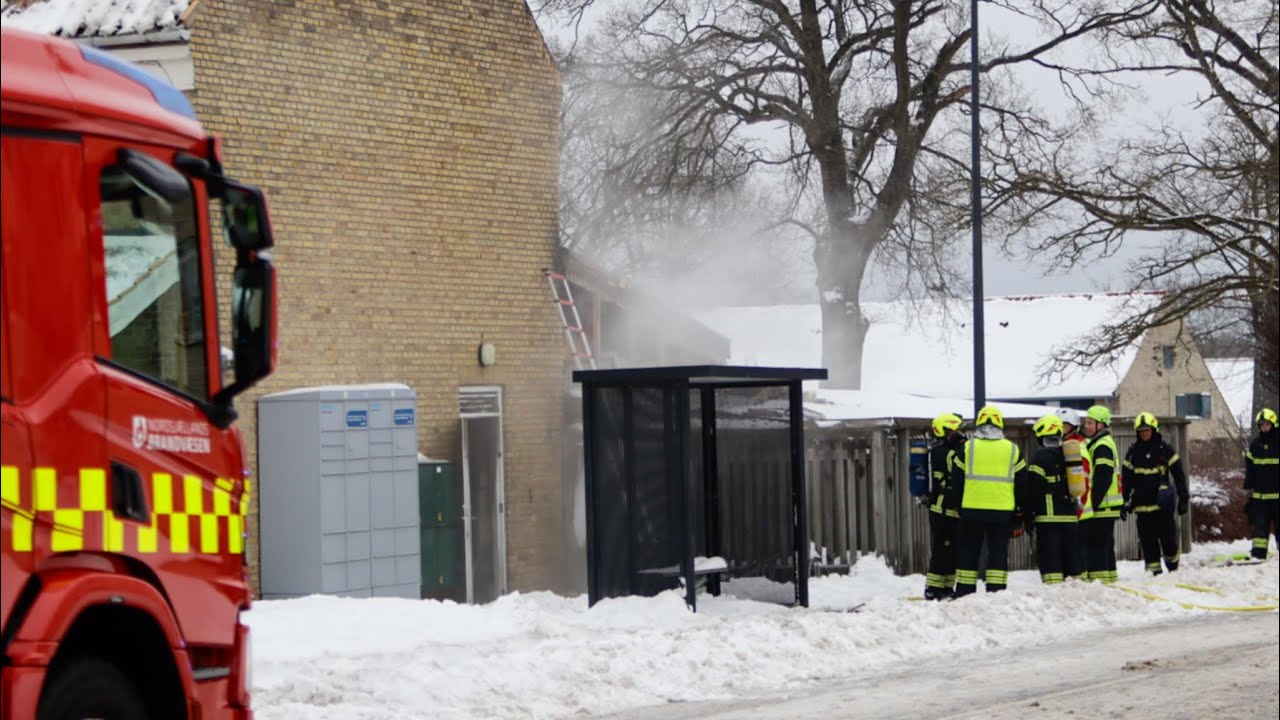 Brand i varmeanlæg i Gl. Holte Fredag eftermiddag 6/2-26 - YouTube