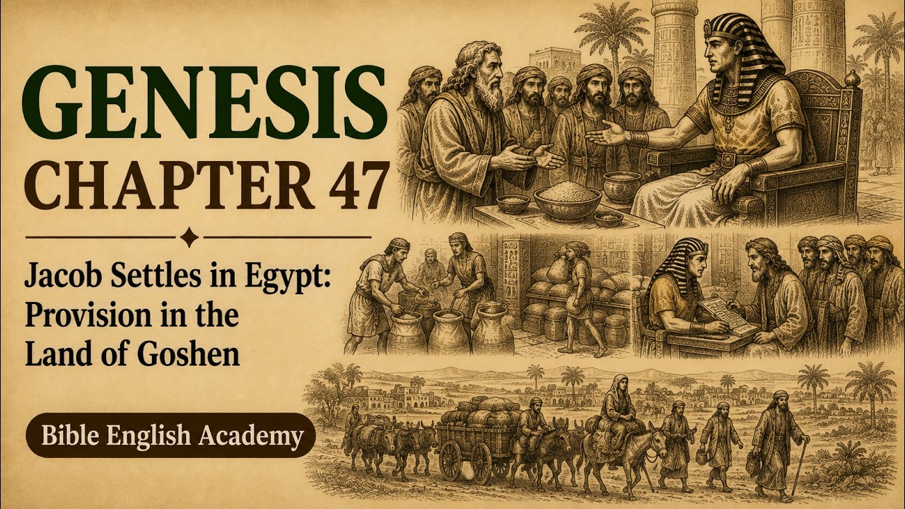 Genesis Chapter 47 — God Sustains in the Time of Famine | KJV # ...