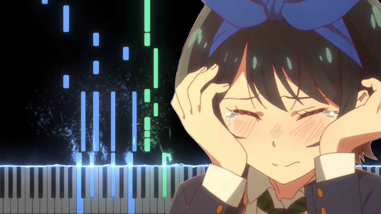 Kanojo, Okarishimasu ED 2 - First Drop by Halca Piano Cover (Visualizer ...