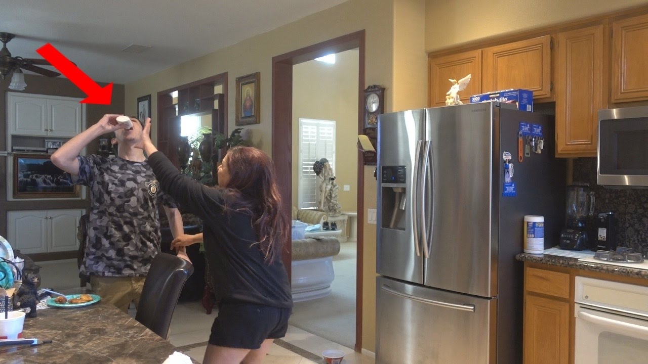 MILK IN GLUE BOTTLE PRANK!! (SHE SLAPPED ME) | FaZe Rug - YouTube