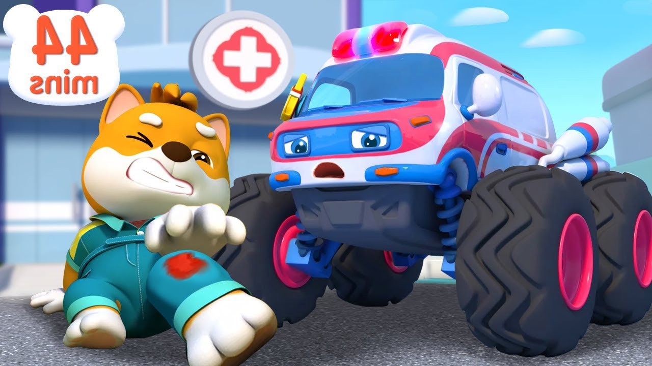 Super Ambulance Rescue Team | Monster Truck | Car Cartoon | Kids Song ...