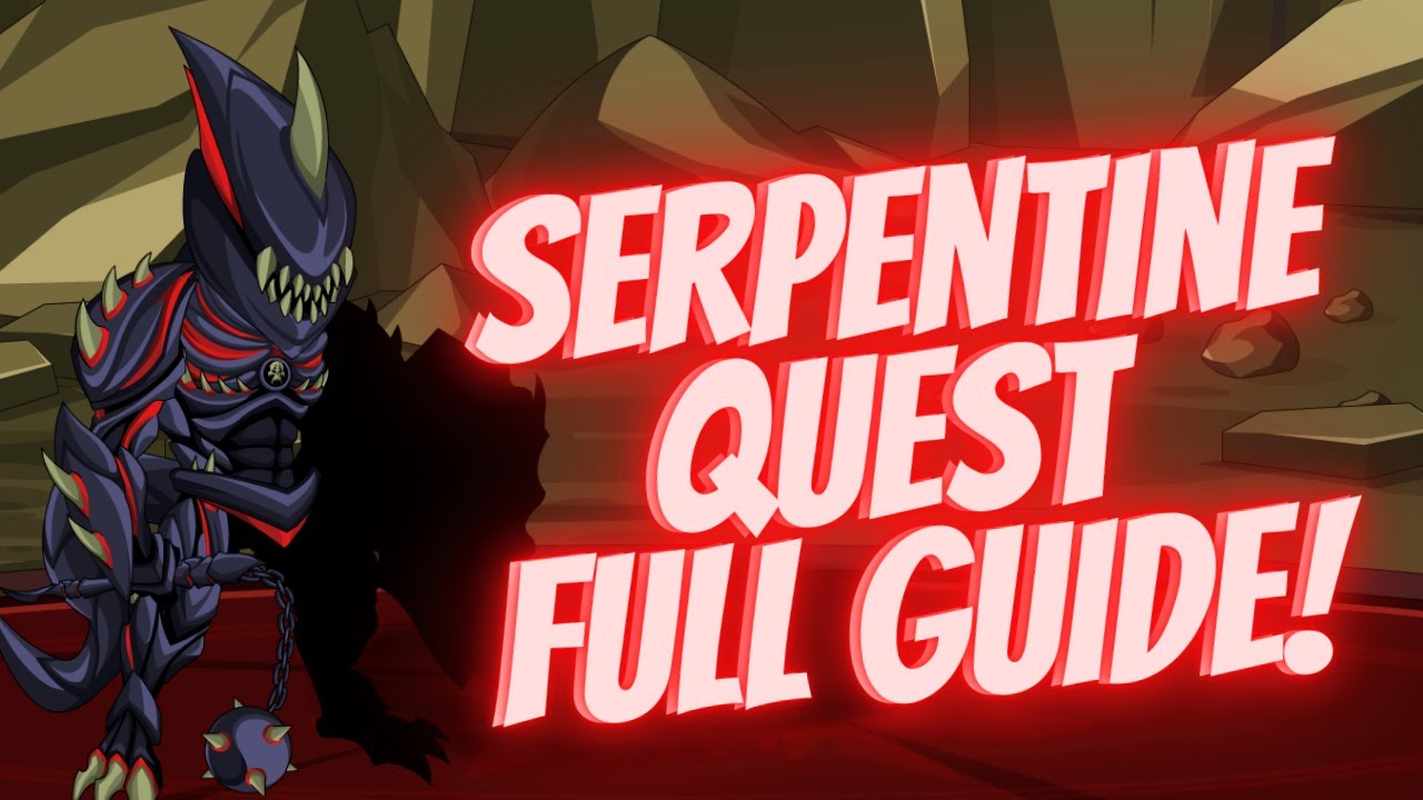 AQW - NEW DAILY DROP - SERPENTINE LARVAE (FULL QUEST) - YouTube