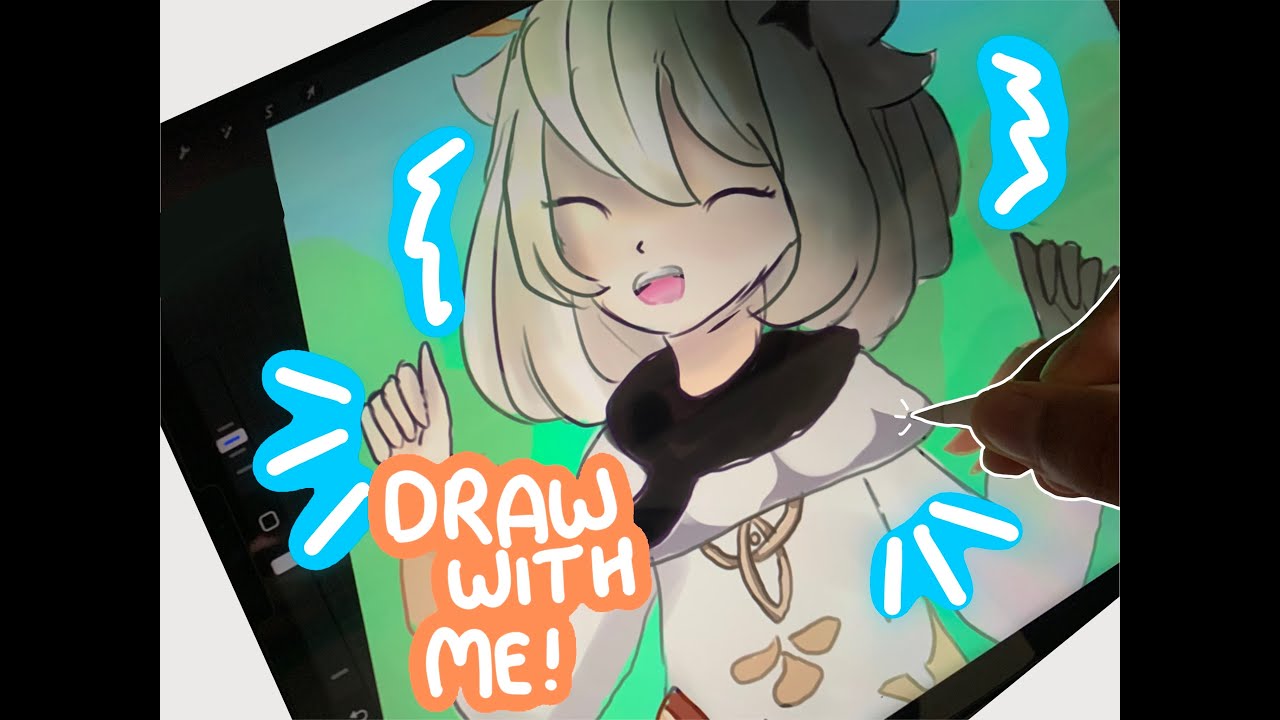 Draw with Me! Sketching Emergency Food (Paimon)! - YouTube