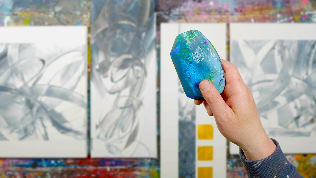 Boost your creativity with this tool! Abstract Painting Demo | Crystal ...