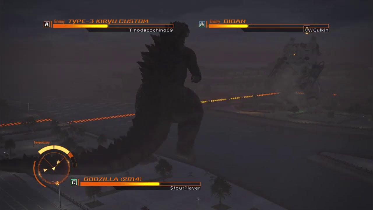 GODZILLA PS4 : Godzilla 2014 vs Kiryu vs Gigan - YouTube