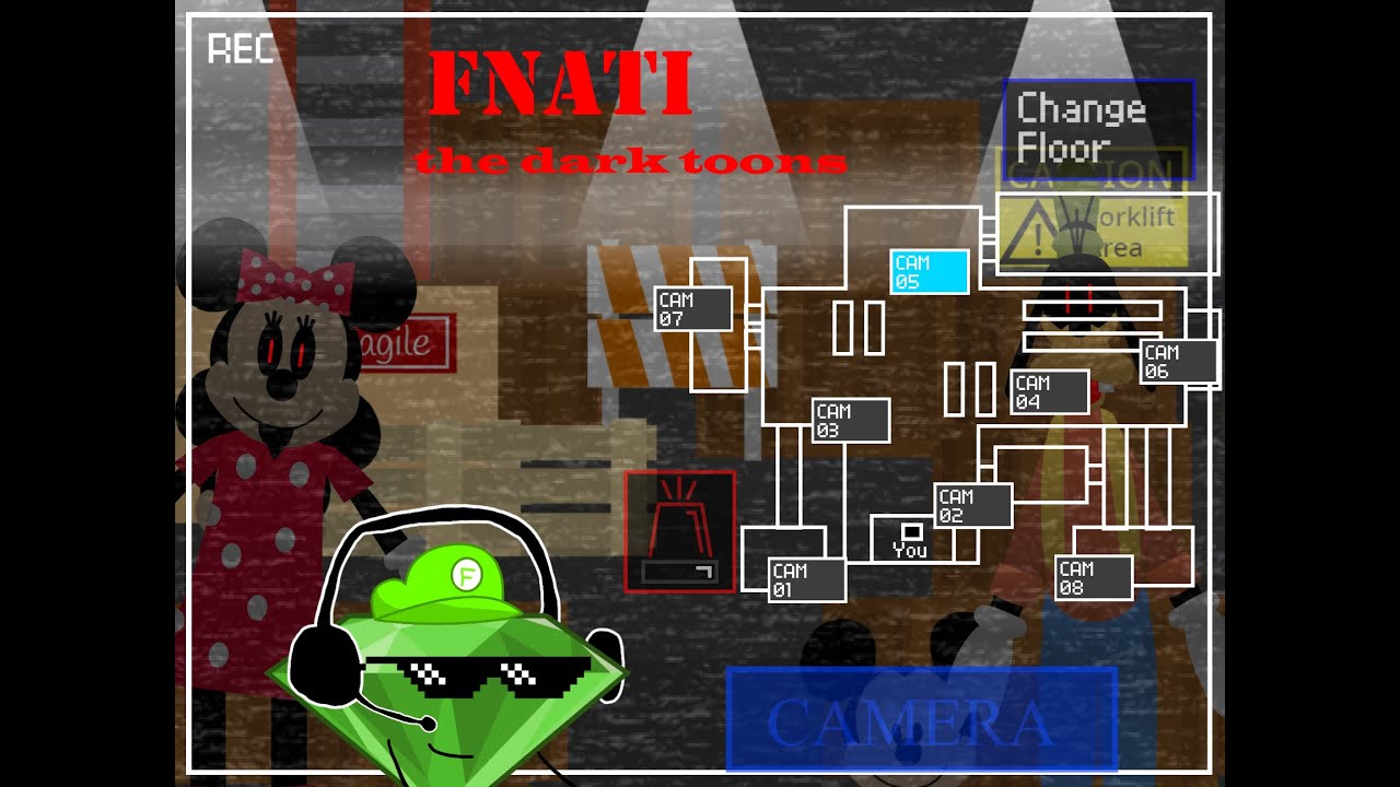 FNati: The Dark Toons (night 4) - YouTube