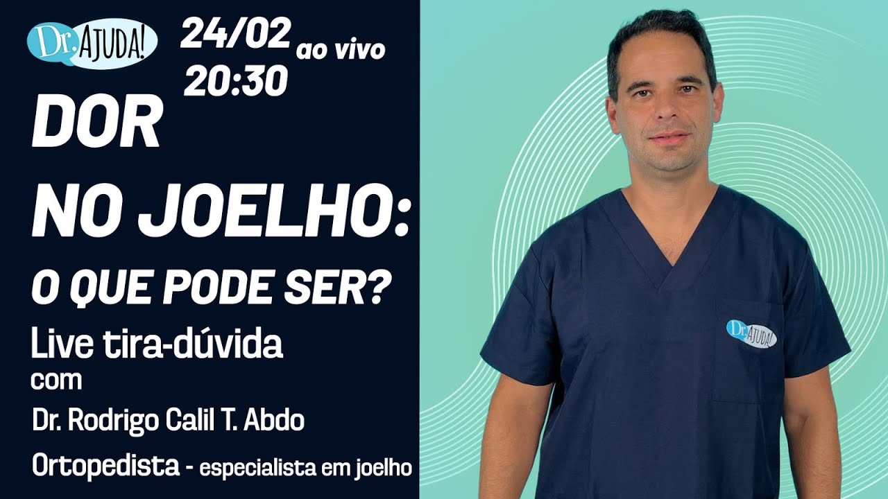 Dor no Joelho - Saiba tudo com o Dr. Rodrigo Calil T. Abdo - YouTube