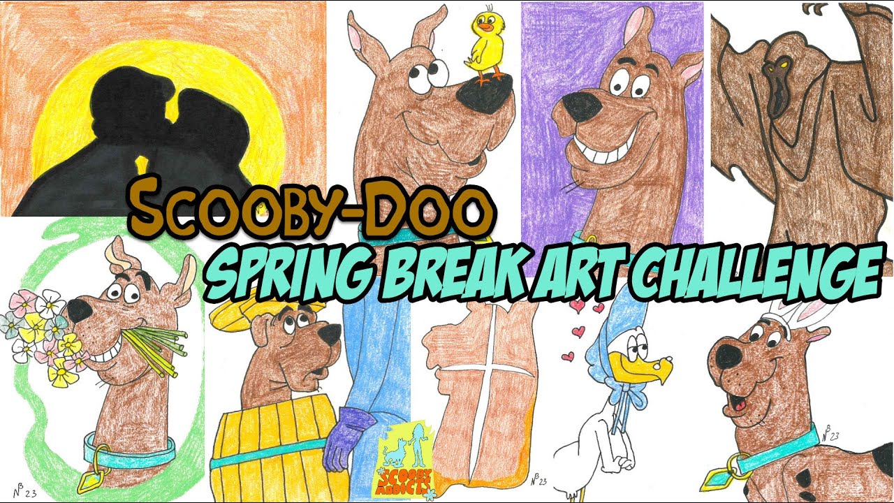 Scooby-Doo Spring Break Art Challenge 2023 - YouTube