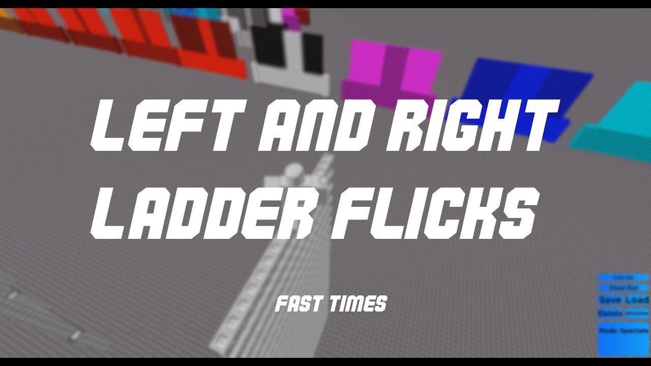 50 Studs Left and Right Ladder Flicks [1.322 and 1.270] - YouTube