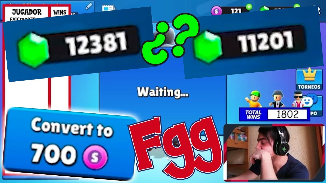 STUMBLE GUYS ME ROBA 1000 GEMAS Y AL RATO PASA ESTO - YouTube